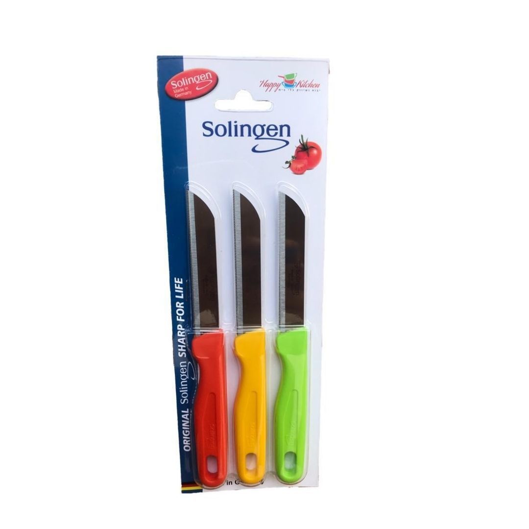 סט 3 סכיני פירות וירקות SOLIGEN – סופר הום